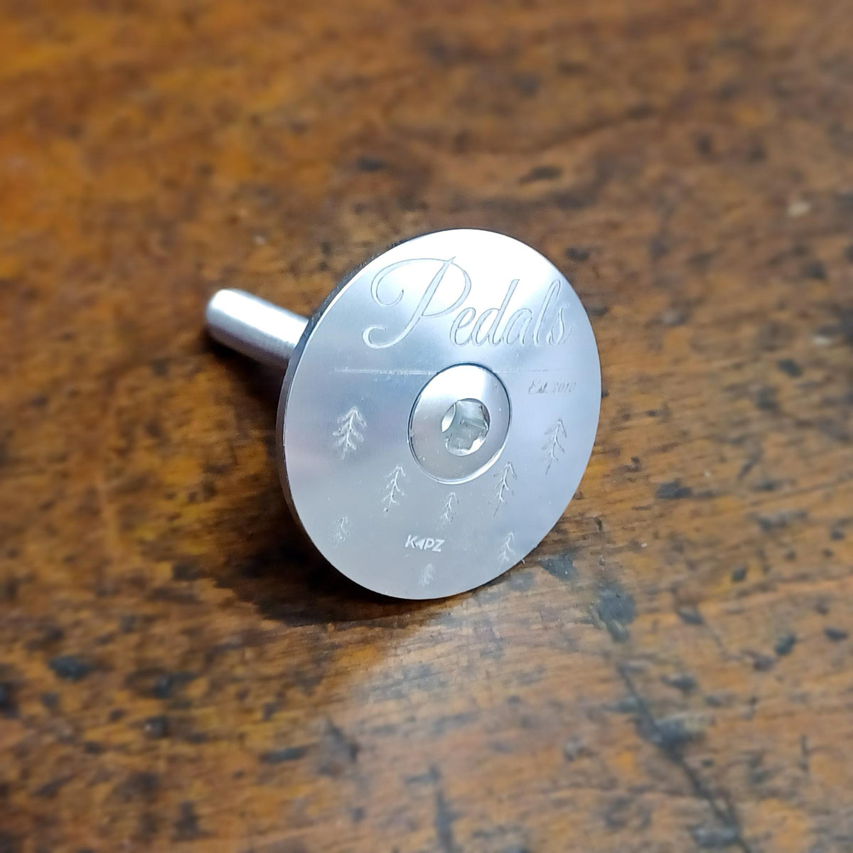 Pedals Custom Top Cap – Pedals Bike Care